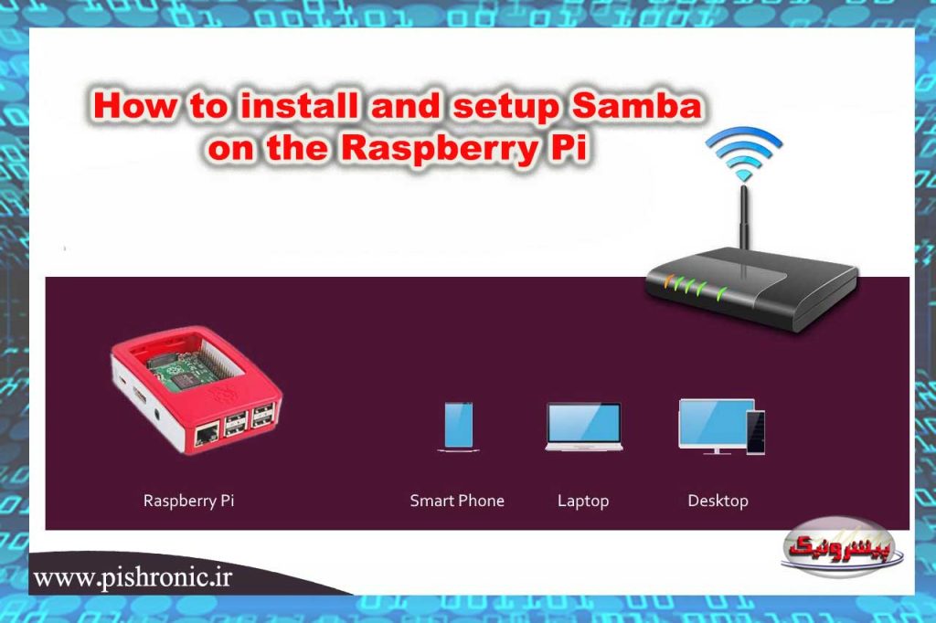 نحوه نصب و راه اندازی Samba در Raspberry Pi - پیشرونیک